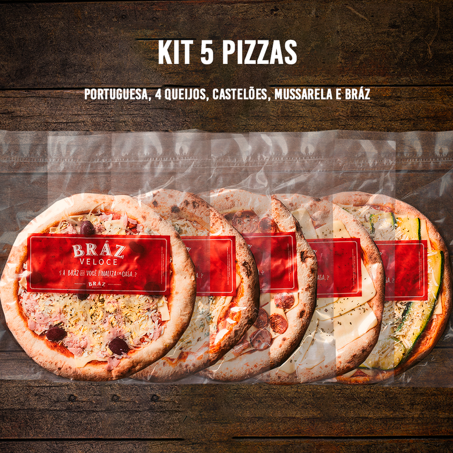 Bráz Veloce | Pizza Tradicional Congelada